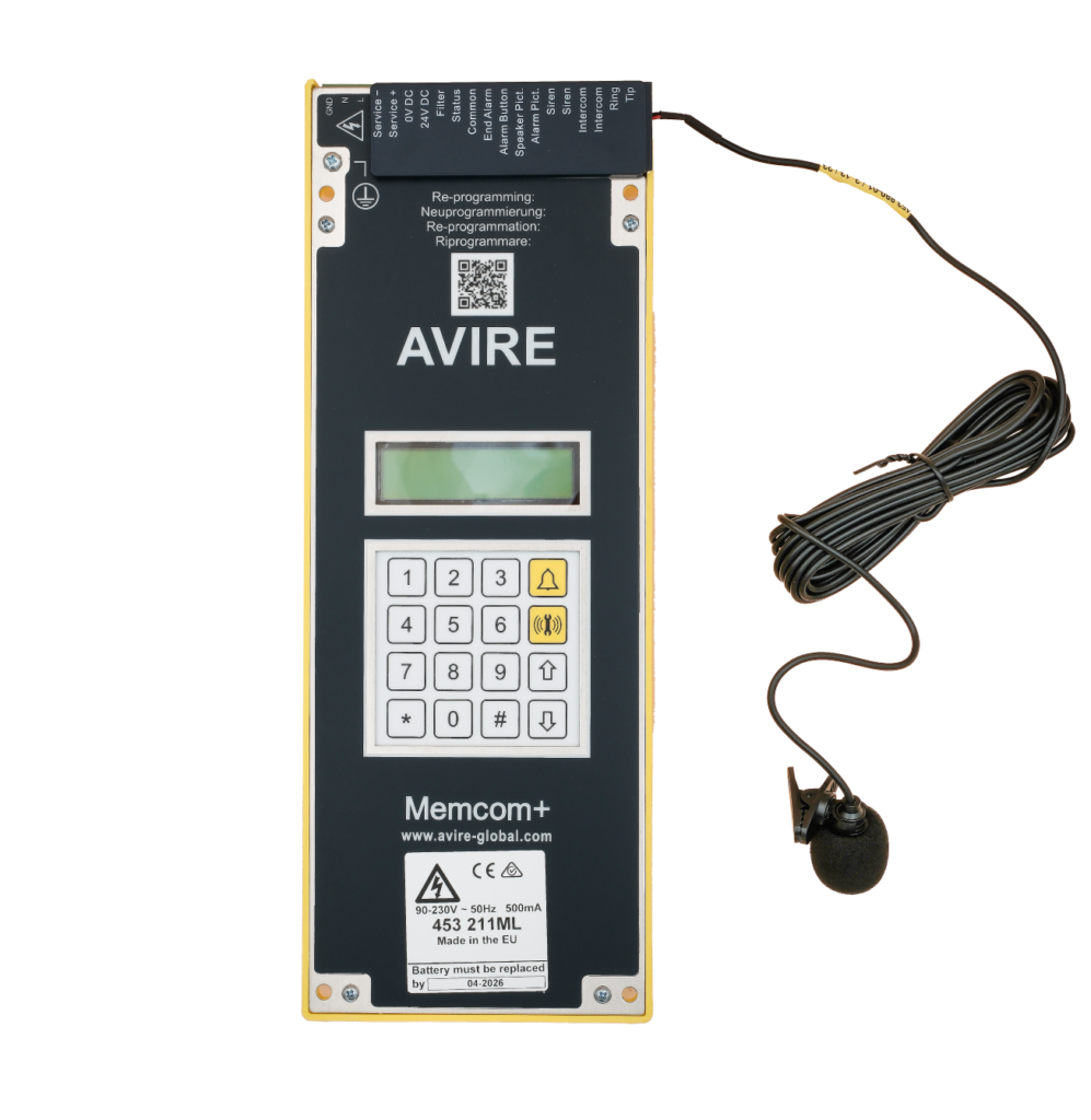 Memcom+ Lift Emergency Phone - Avire | UK